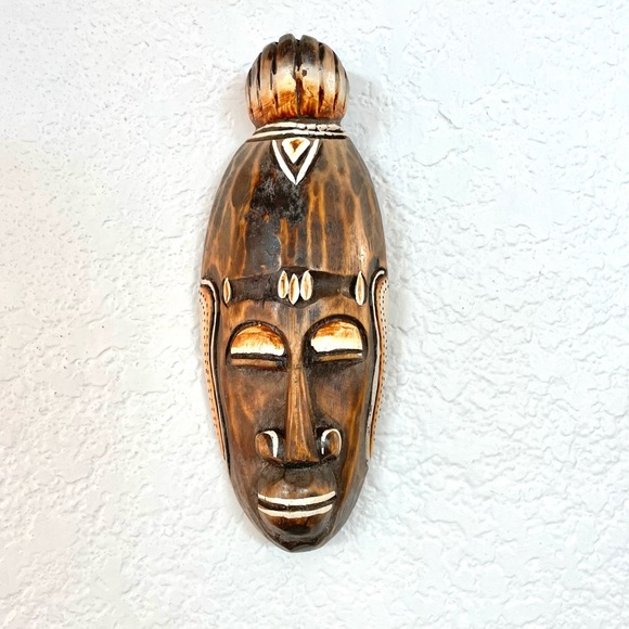 Wall Decor | Hand Carved Costa Rica Face Mask Wall Decor | Poshmark